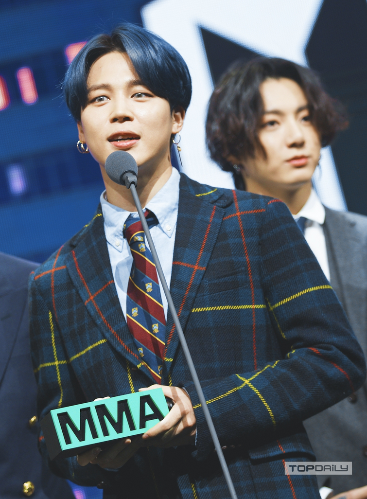 'MMA 2020' 방탄소년단(BTS) 지민, 반짝이는 두눈