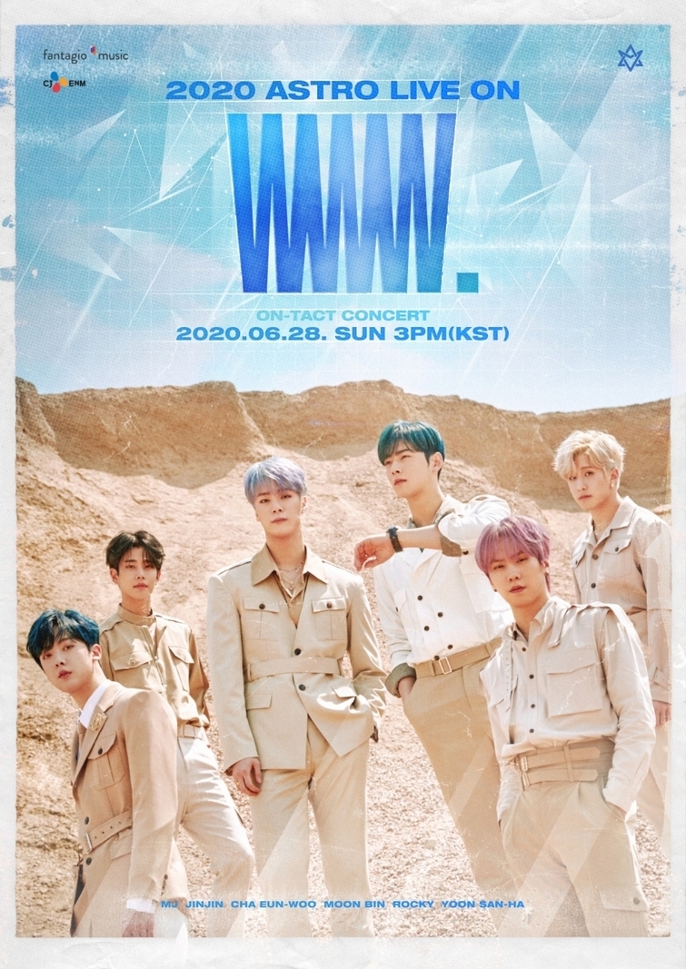아스트로, 오는 28일 '2020 ASTRO Live on WWW.' 개최