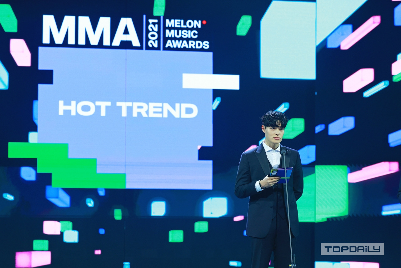 'MMA2021' 정혁, 시상자로 왔어요~