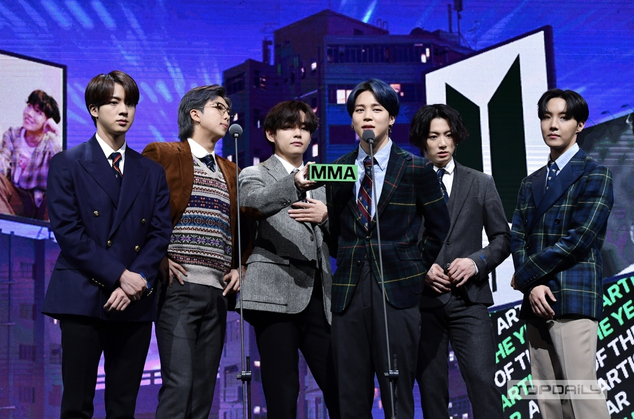 'MMA 2020' 방탄소년단(BTS) 웃음 가득