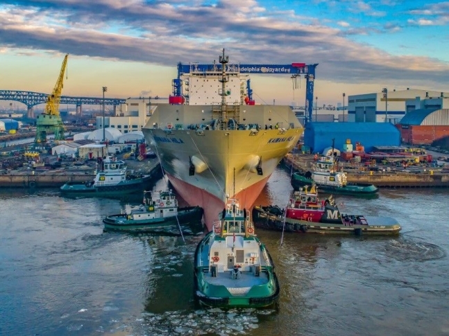 Hanwha Ocean, which embraces the U.S. Philly Shipyard, secures a ...