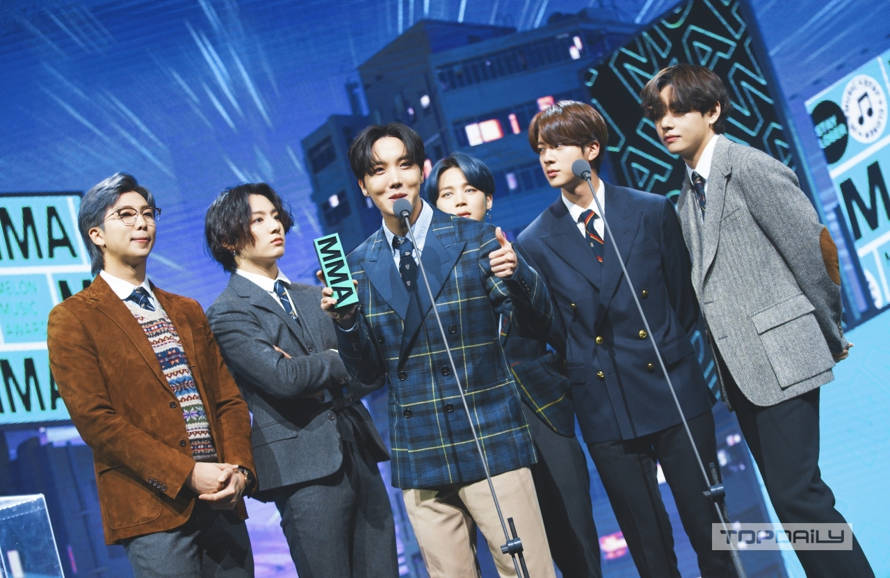 'MMA 2020' 방탄소년단(BTS) 웃음 가득