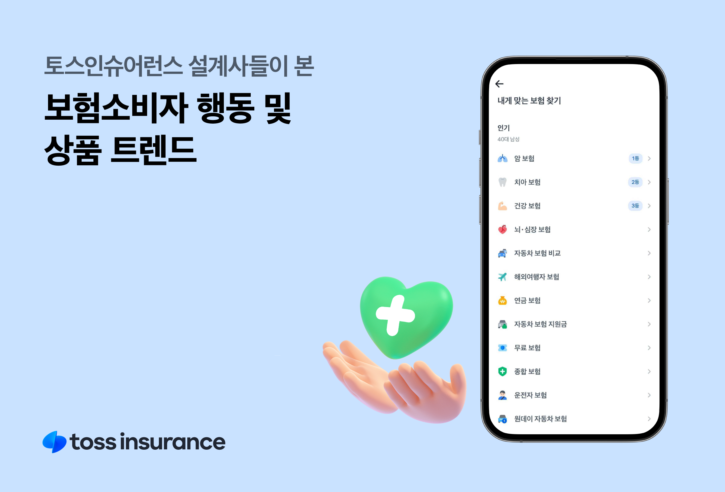 Toss Inshu Designer "Difficulty in selling health insurance to the sick"