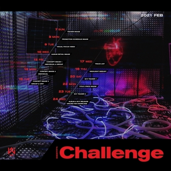 위아이, 24일 두 번째 미니앨범 'IDENTITY : Challenge' 컴백