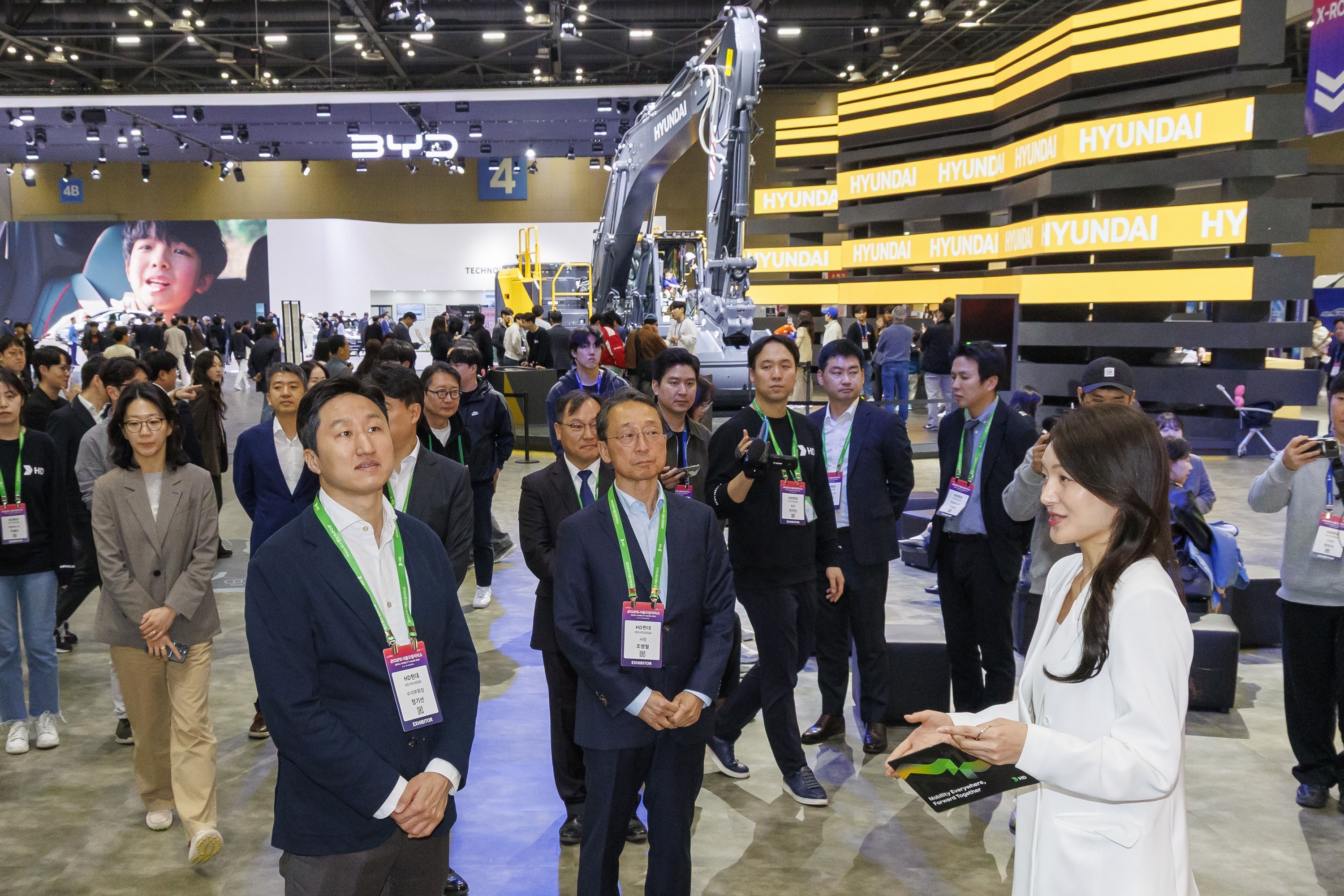 HD Hyundai Regular Line, Checking the Status of Global Mobility Technology