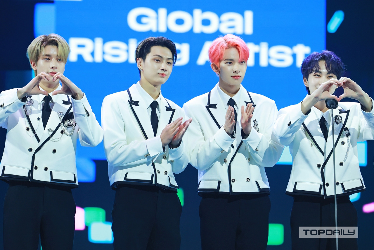 'MMA2021' 수상소감 전하는 엔하이픈