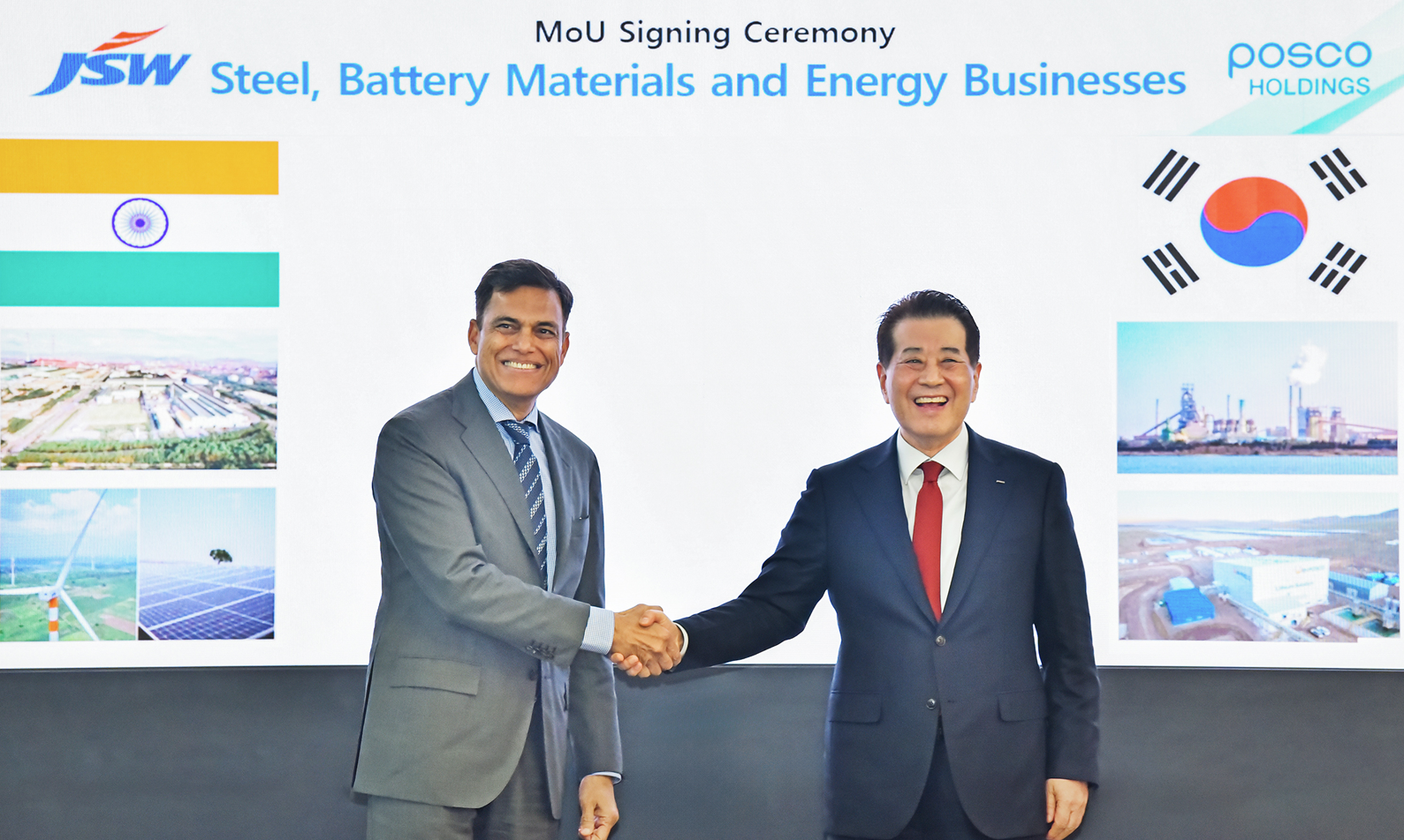 POSCO Group's Jang In-hwa, 'targeting' the Indian market with a population of 1.4 billion