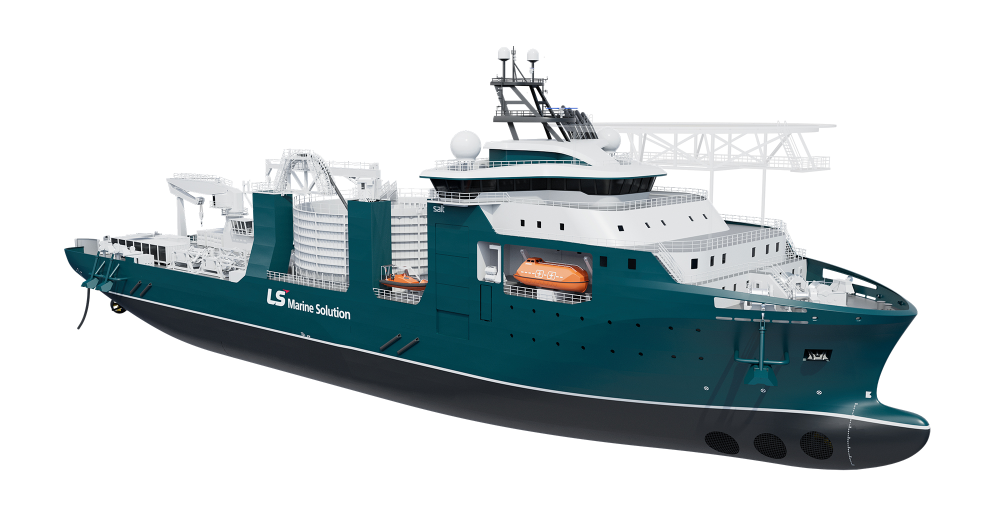 LS Marine Solutions, 13,000-ton submarine cable installation ship ...