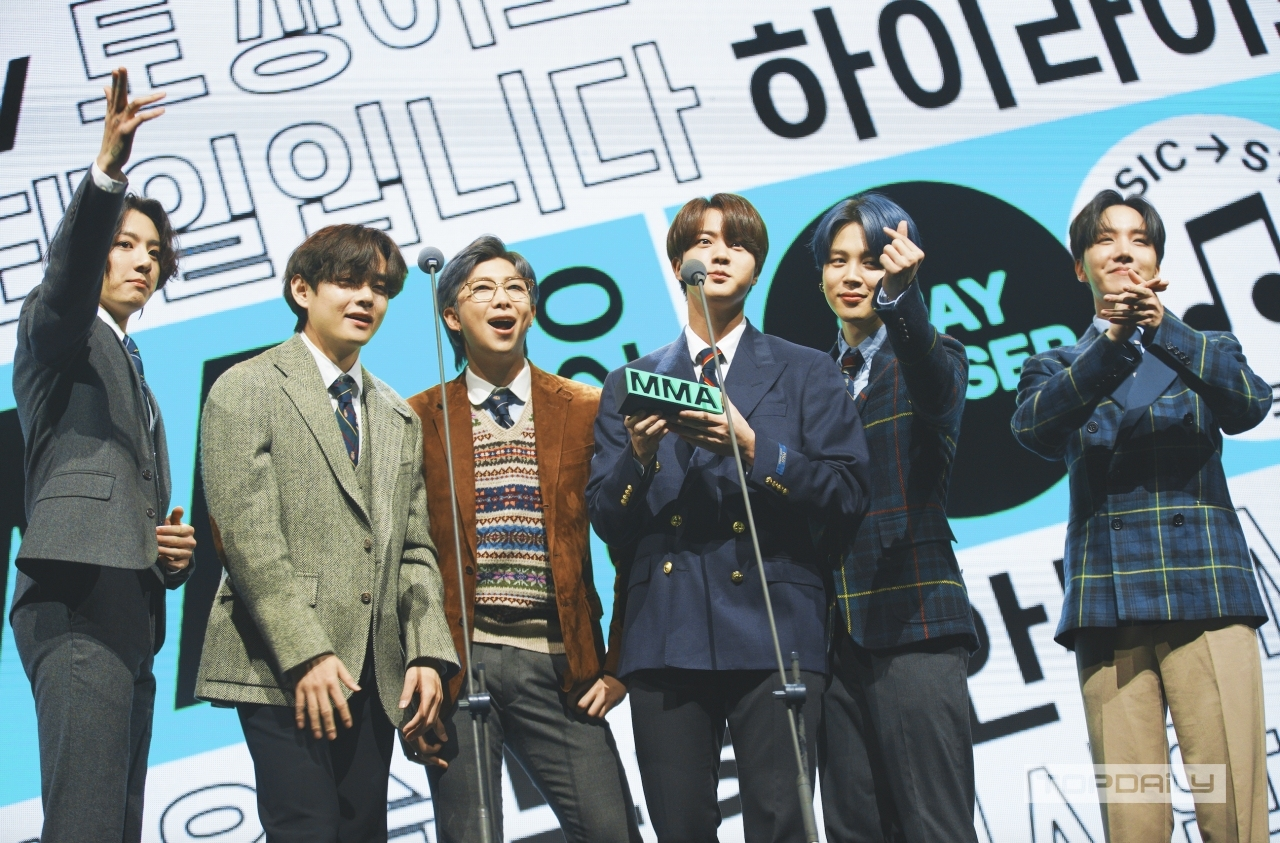'MMA 2020' 방탄소년단(BTS) 웃음 가득