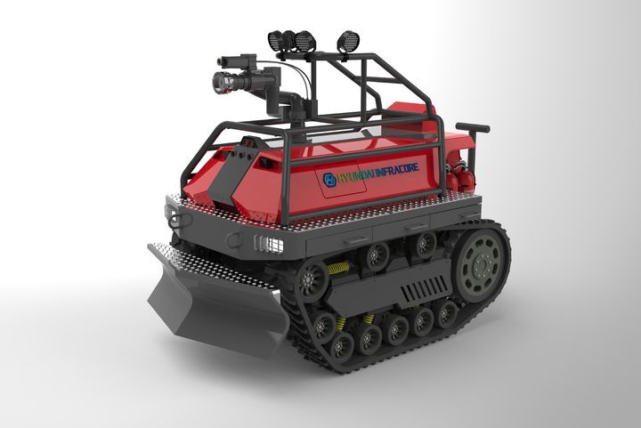 EMGEN SOLUTION unveils prototype of 'AI autonomous firefighting robot'