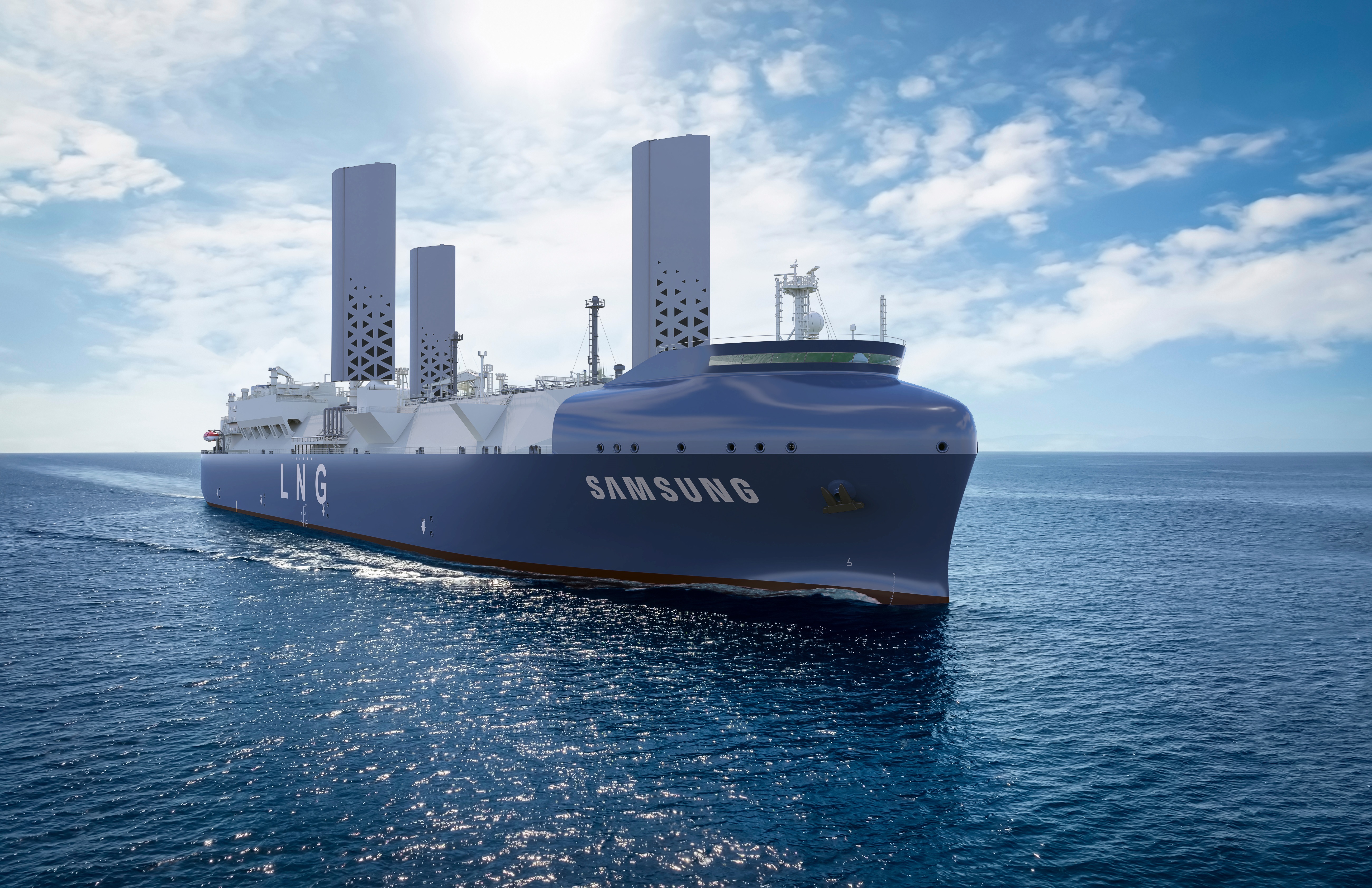 Samsung Heavy Industries, AIP certification for LNG carrier with wind-assisted propulsion system