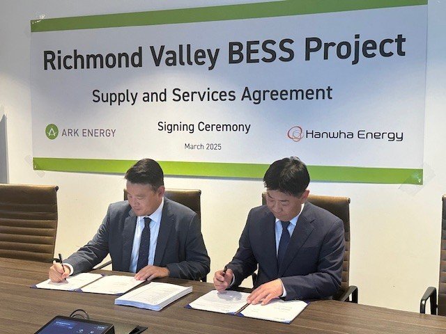 Korea Zinc, Hanwha Energy Sign BESS Supply Contract in Australia