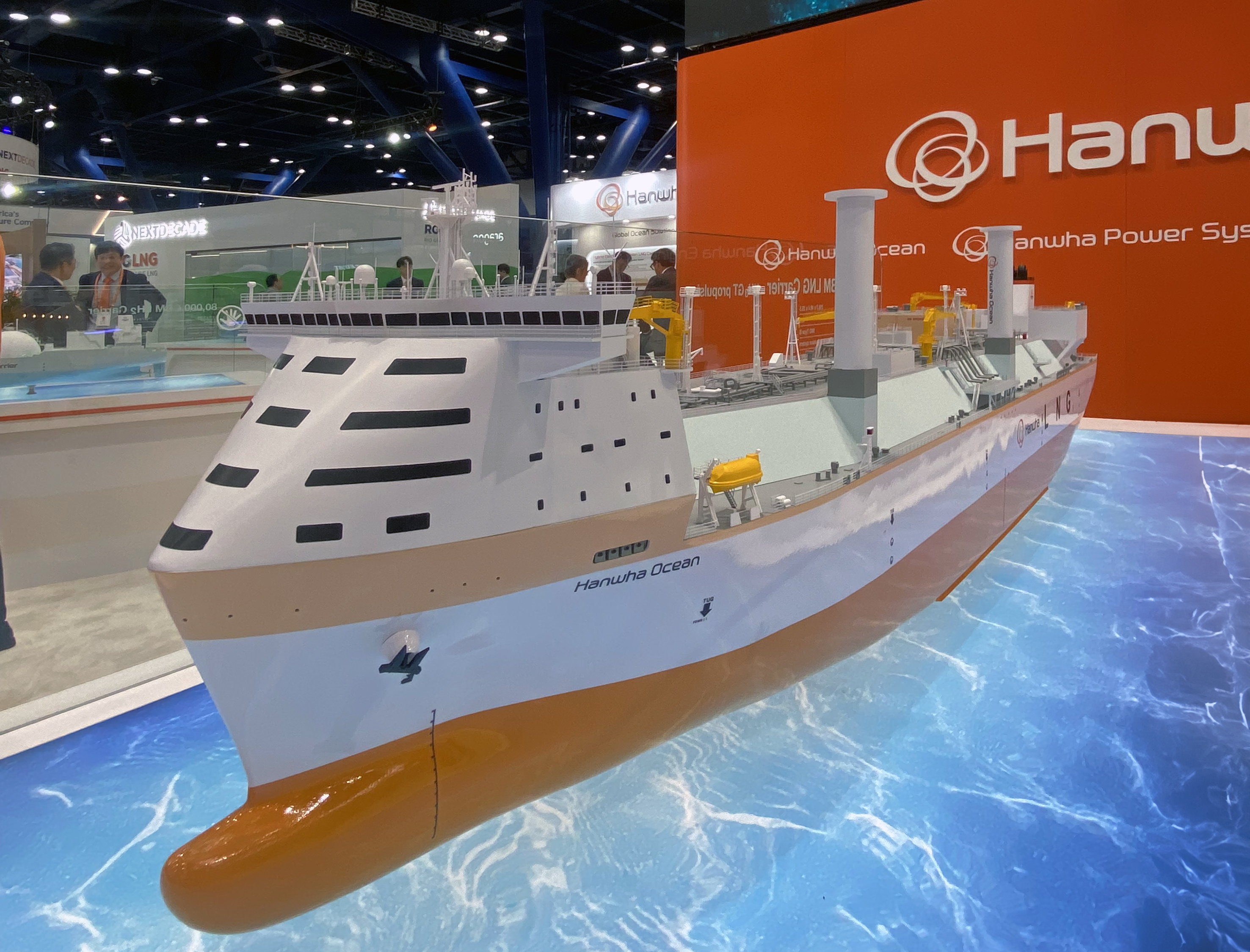 Hanwha Ocean Unveils Next-Generation Carbon-Free Propulsion LNG Carrier